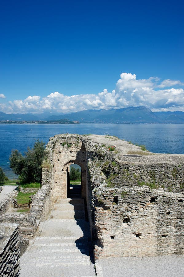Cave of Catullus,Italy stock image. Image of catullus - 36918073