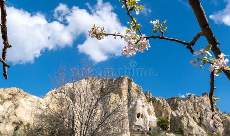 The Cave City in Cappadocia. Turkey Stock Image - Image of turkey ...