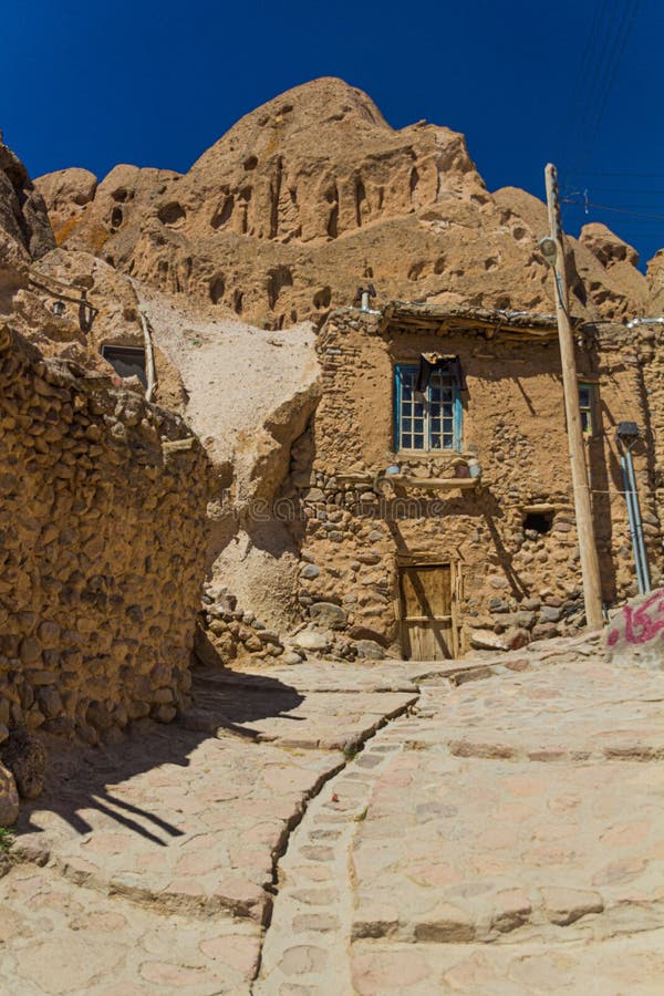 Cave Cliff Village Kandovan, Ir Stock Photo - Image of kandovan, iran ...