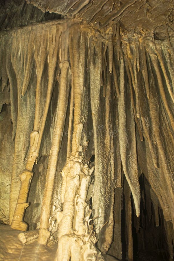 Cave Column from Lehman Cave Stock Image - Image of park, stalactites ...