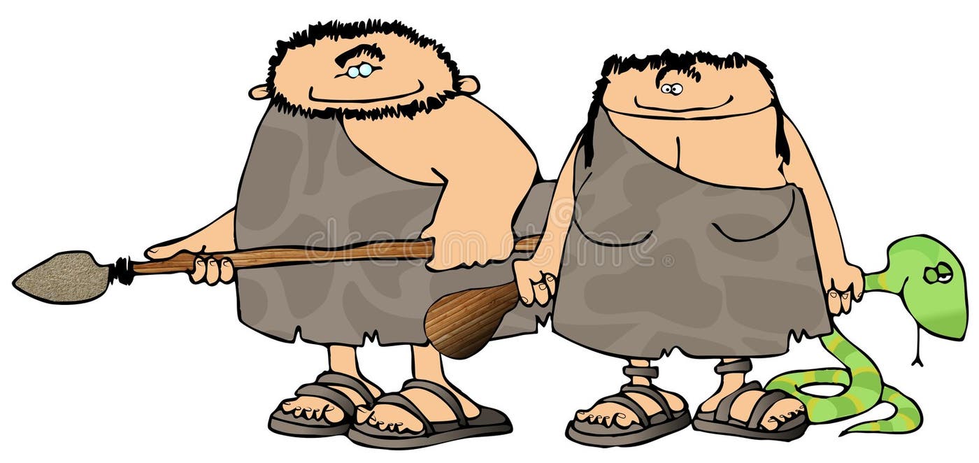 Caveman Couple Stock Illustrations – 152 Caveman Couple Stock ...