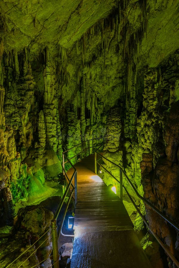 Cave of Diktaion Andron at Greek Island Crete Stock Photo - Image of ...