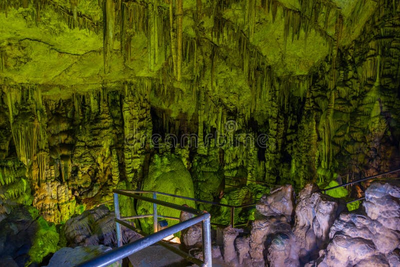 Cave of Diktaion Andron at Greek Island Crete Stock Image - Image of ...