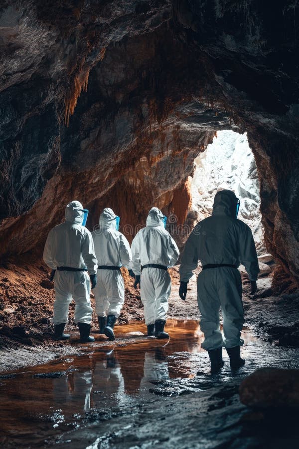 Cave Exploration Team stock photo. Image of expedition - 377958368