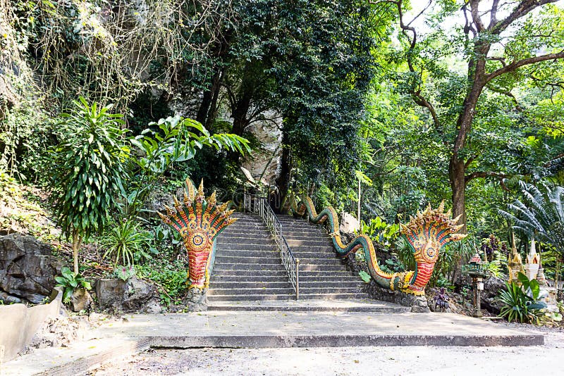Cave in Forest of Wat Tham Phraphut Buddhist Temple in Trang Stock ...