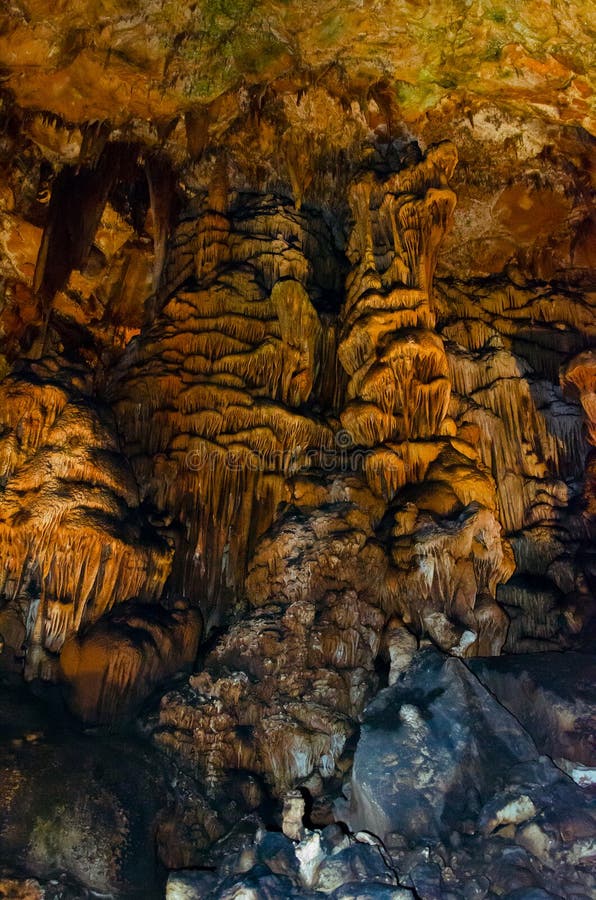 Cave formations stock image. Image of bright, exploration - 79646523