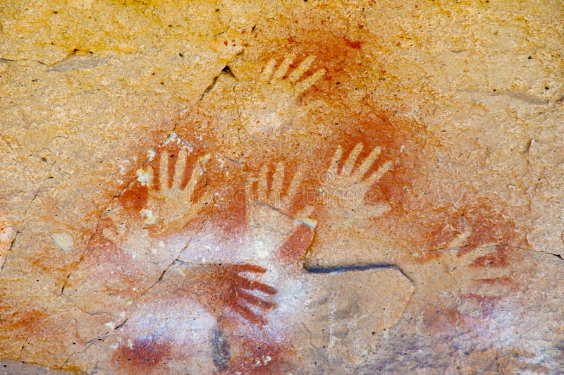 Cave of the Hands stock photo. Image of petroglyph, outdoors - 161859538