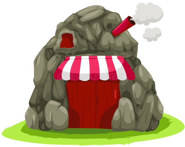 Caveman House Stock Illustrations – 468 Caveman House Stock ...