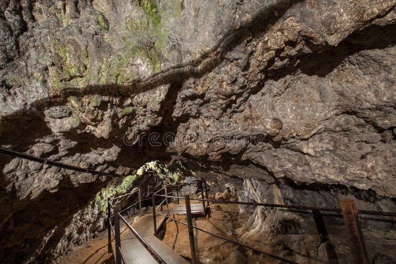 Large Stones that Resemble Snake Scales. this is Naka Cave, Bueng Kan ...