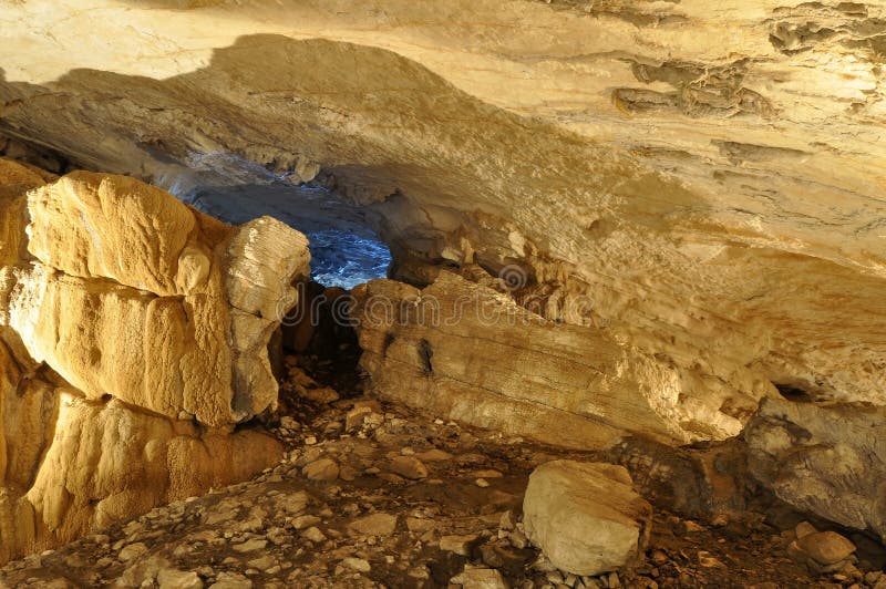Cave inside stock image. Image of mood, claustrophobic - 26636175