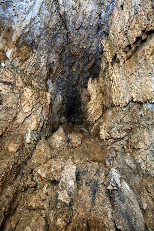Cave interior stock image. Image of geologic, rock, cave - 68192087