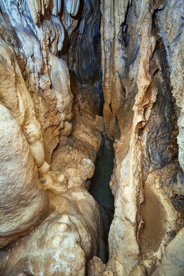 Cave interior stock photo. Image of cavern, jurassic - 68192132