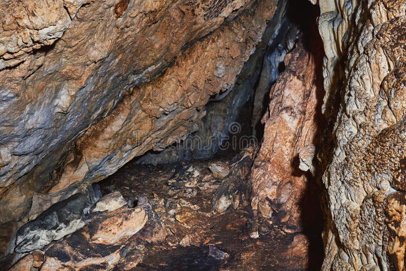 Cave interior stock photo. Image of prehistoric, earth - 68192204