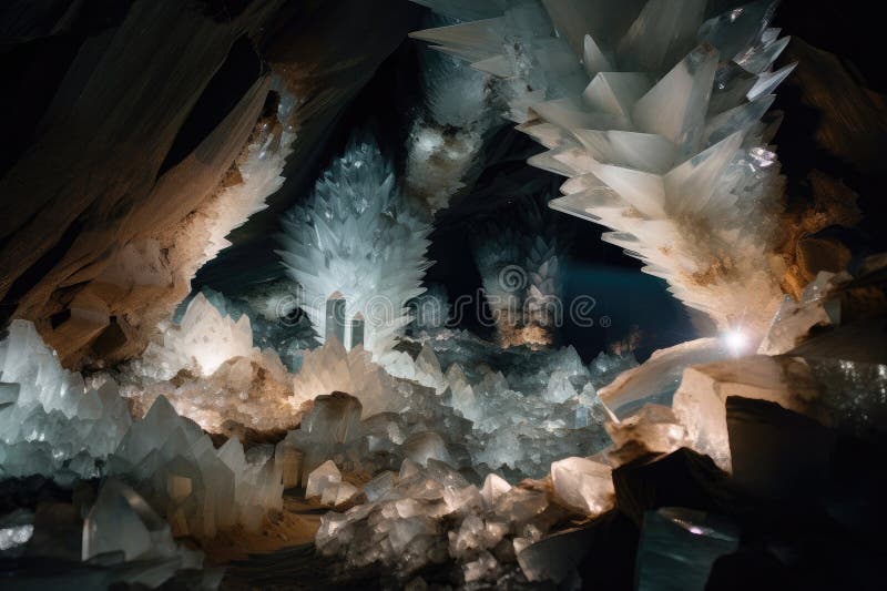 Cave with Intricate and Delicate Crystal Formations, Making it a ...