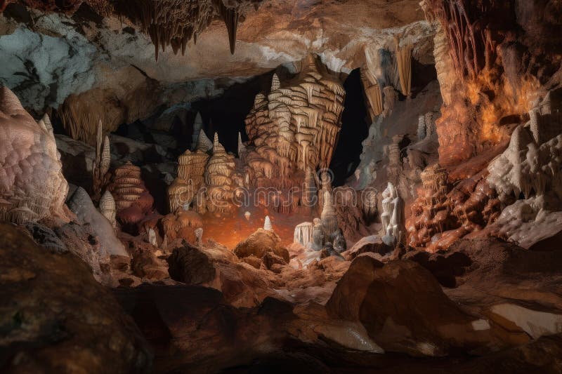 Cave with Intricate and Delicate Formations, Including Crystal and ...
