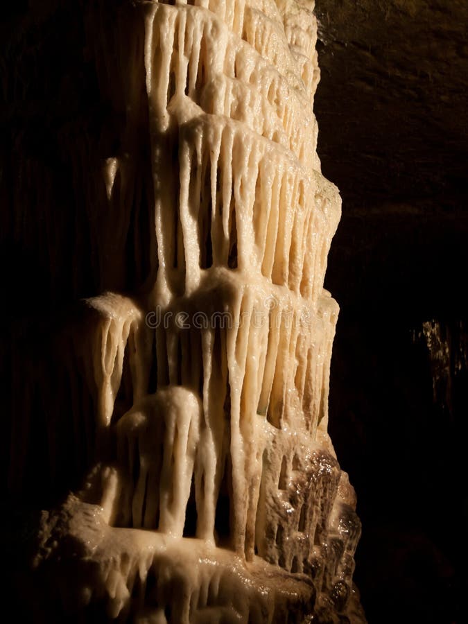 Cave karst features stock photo. Image of history, postojna - 57695090