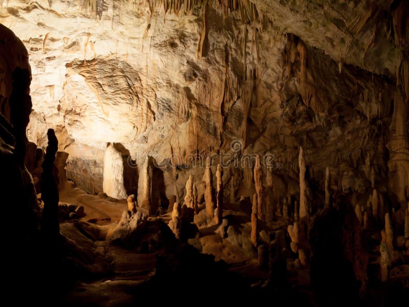 Cave on Karst Rock in Serrania Cuenca Spain Stock Photo - Image of ...