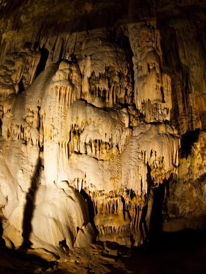 Cave karst features stock photo. Image of history, postojna - 57695090