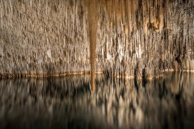 Cave Lake Stalactites Stalagmites Long Exposure Stock Photos - Free ...