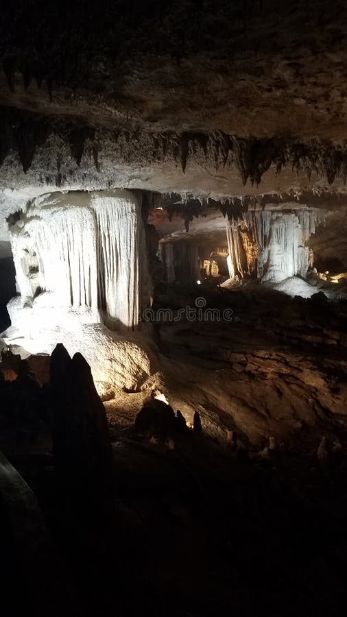 Cave stock image. Image of lights, cave, rocks, stalagmites - 116498291
