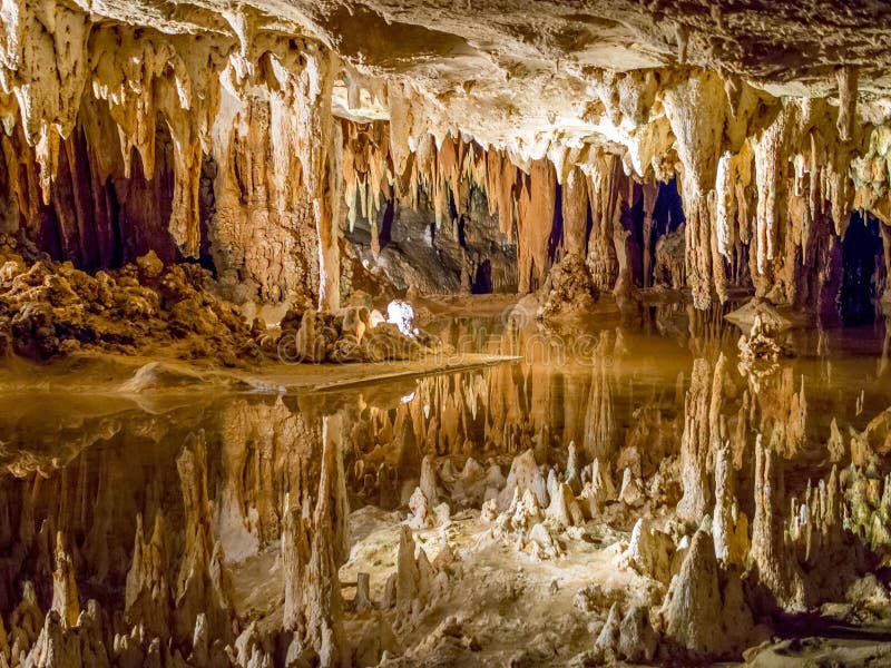Cave stock image. Image of reflection, inside, exposure - 76306231
