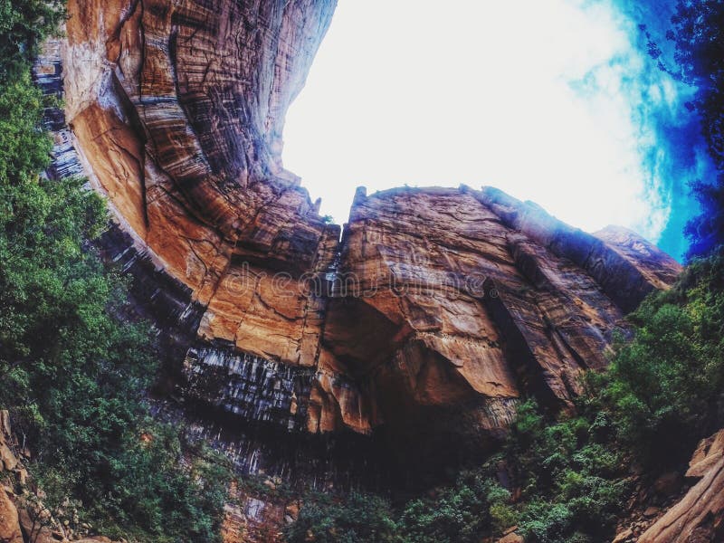 Cave stock image. Image of geological, national, trees - 83286825