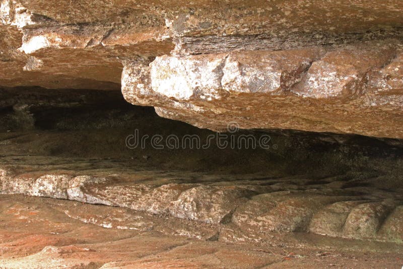 Cave with a low ceiling stock image. Image of large - 142048583
