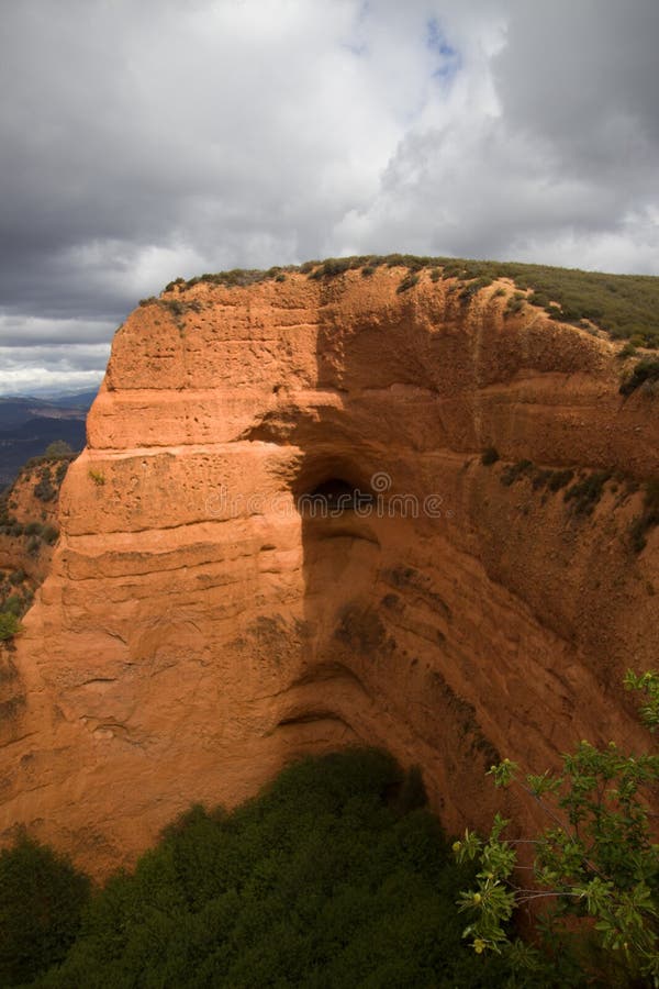 Cave in the Mountain Rome Style for Gold Stock Photo - Image of rome ...