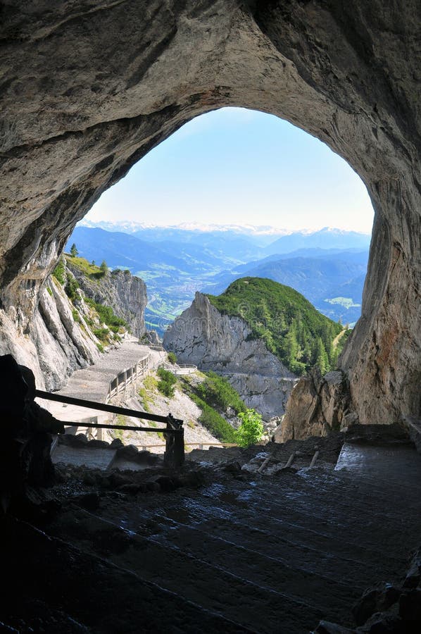 Cave in the mountains stock photo. Image of mountains - 34567058