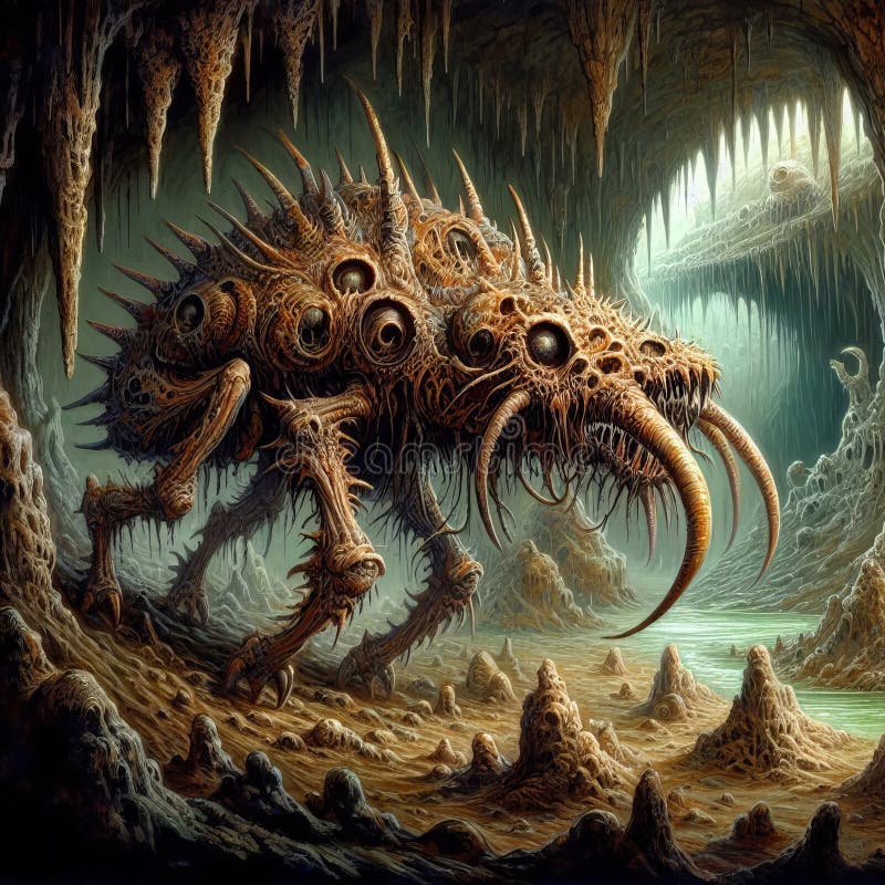 Cave Necrophages Creatures that Specialize in Scavenging on Th Stock ...