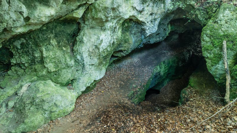Cave Next To Zloty Potok 1, Stock Image - Image of natural, europe ...