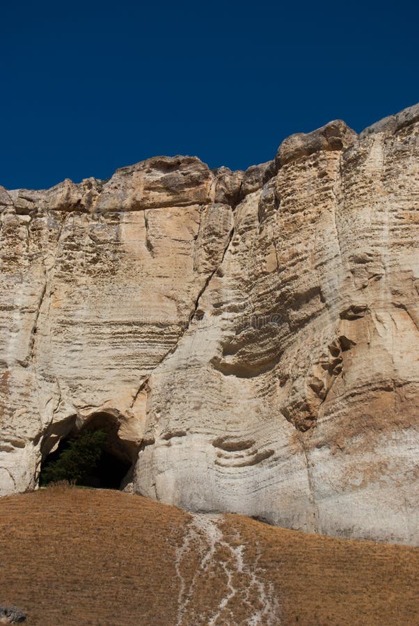 Cave in the old rock stock image. Image of historic, exterior - 48538589