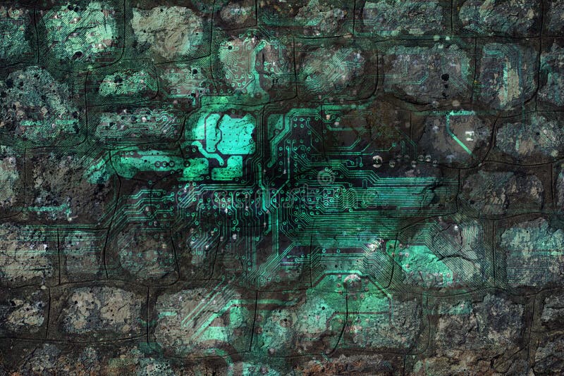 Cave Paintings on Old Masonry Depicting Alien Technology in the Form of ...