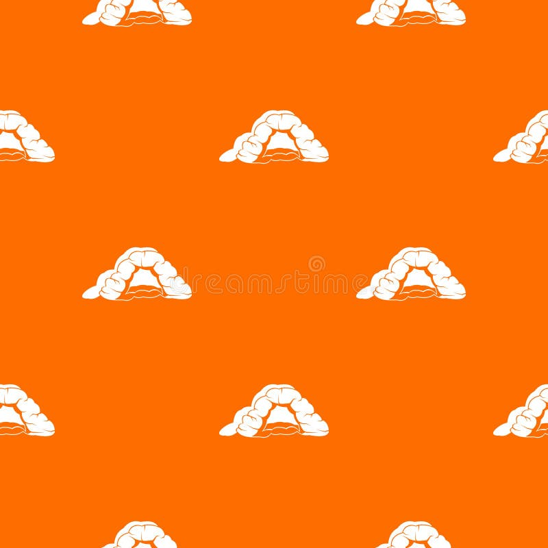 Cave pattern vector orange stock vector. Illustration of protection ...
