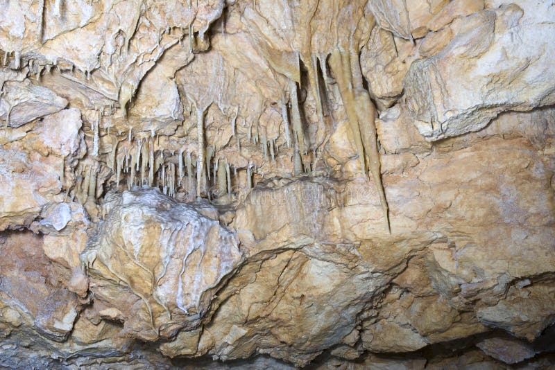 Cave roof stalactites stock image. Image of erosion, fresh - 11845983