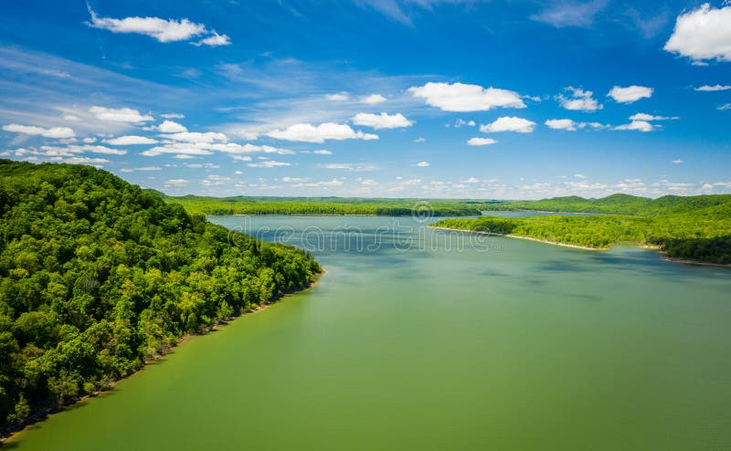 Cave Run Lake stock image. Image of sunny, boone, nature - 220643871