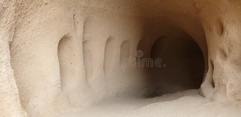 Cave Scene in Cappadocia stock photo. Image of tourism - 265694174