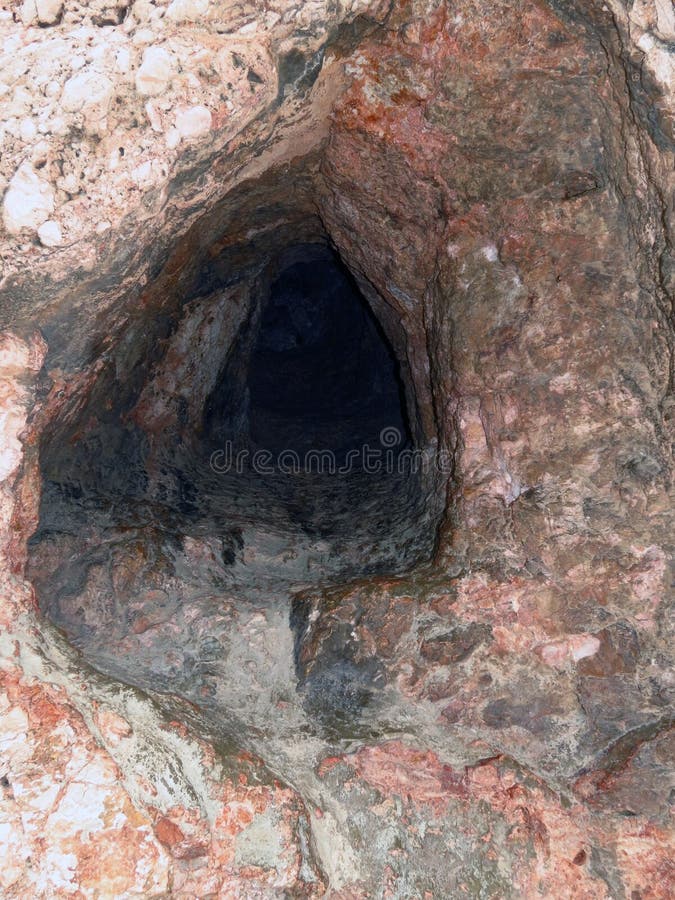 Cave on the Slope of the Acropolis Stock Photo - Image of greece, brown ...