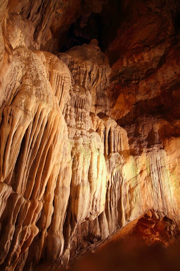 Cave Stalactites Underground Cavern Magic Light Stock Photo - Image of ...
