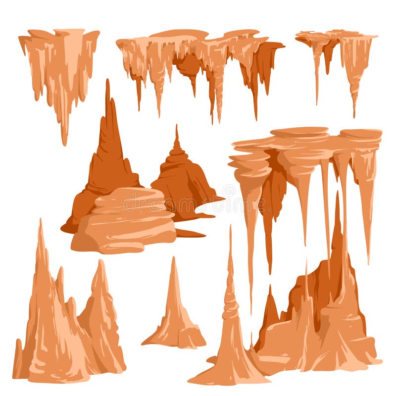 Cave Stalagmites Stock Illustrations – 3,050 Cave Stalagmites Stock ...