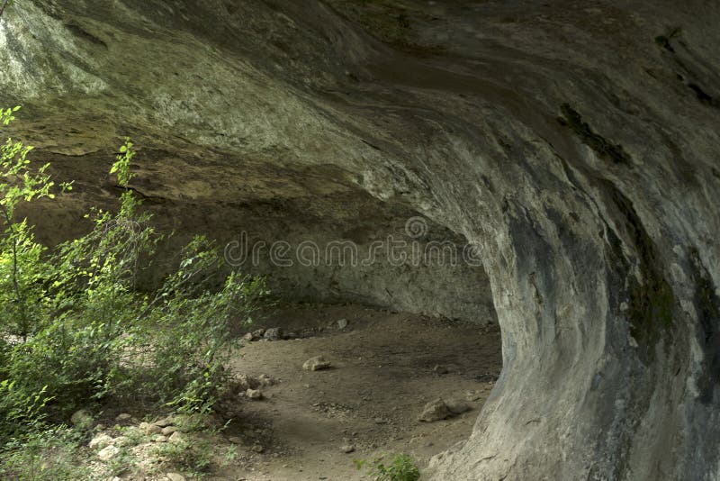 Cave with a track stock image. Image of summer, park - 116672709