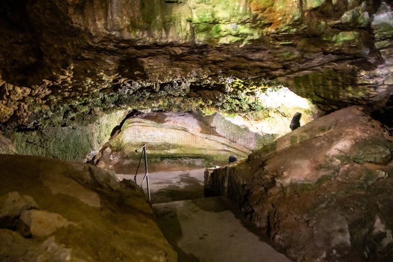 Cave Under the Medieval Castle Stock Photo - Image of background ...