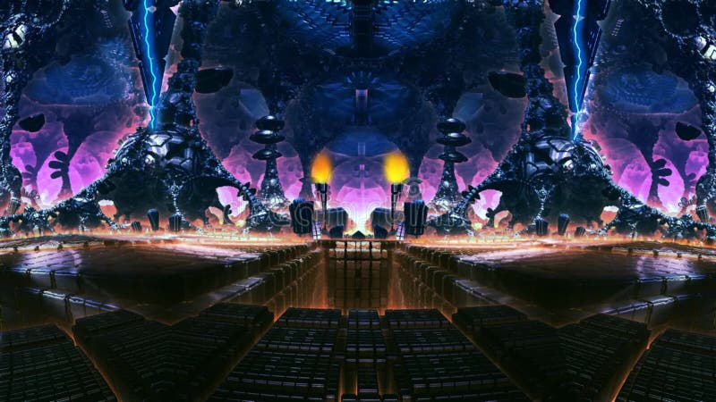 In an Underground Cavern a Pulsating Gateway Hums with Ethereal Energy ...