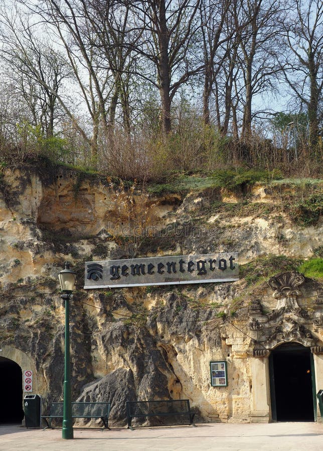 Cave in Valkenburg, the Netherlands Stock Photo - Image of editorial ...