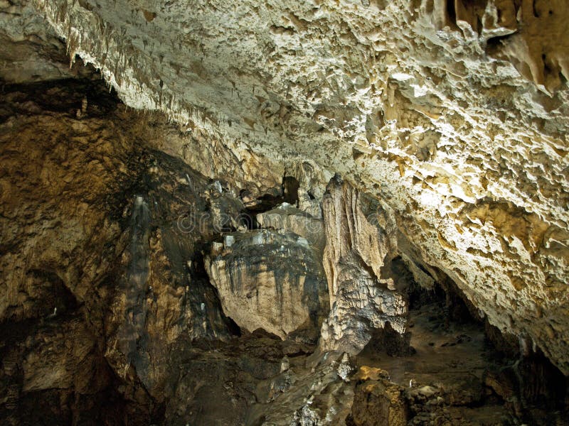 Cave wall from Rasnov cave stock photo. Image of cavern - 41281080