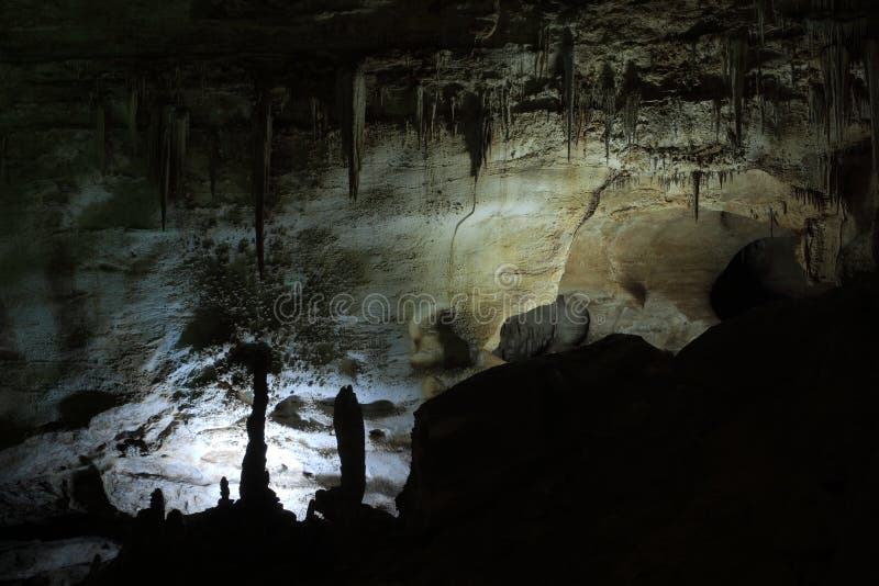 Cave Wall stock image. Image of stalactite, tour, park - 4822745