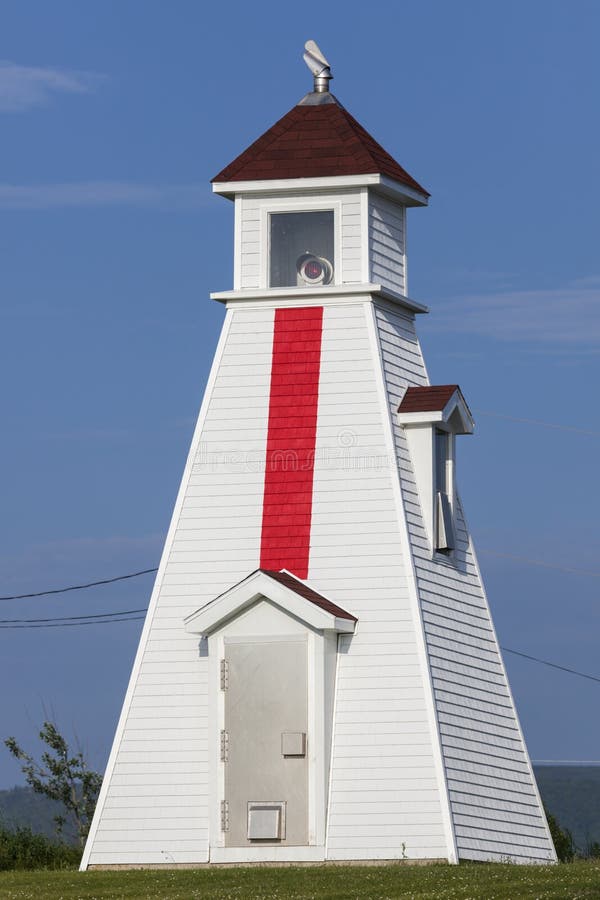 Cheticamp Lighthouse stock photo. Image of breton, nature - 78787472