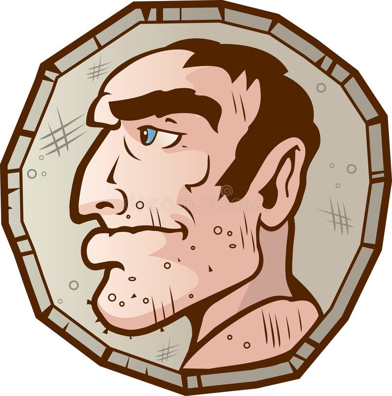 Caveman stock vector. Illustration of happy, neanderthal - 8211740