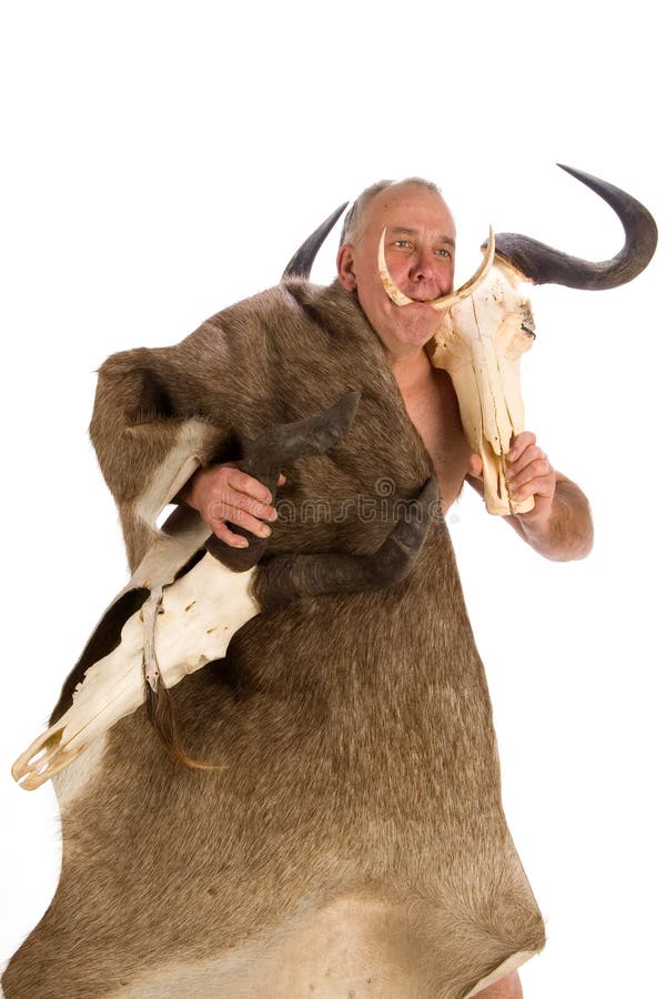 Caveman stock photo. Image of extinct, animal, history - 4480642
