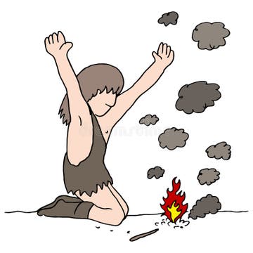 Caveman Fire Stock Illustrations – 1,735 Caveman Fire Stock ...